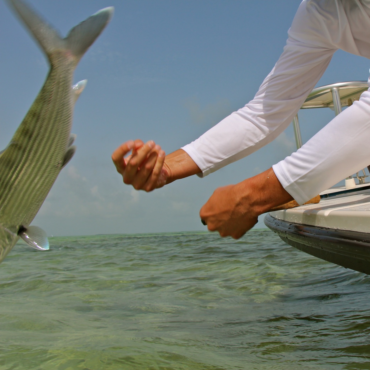 Chris, a SUP and a Bonefish | Bonefish on the Brain